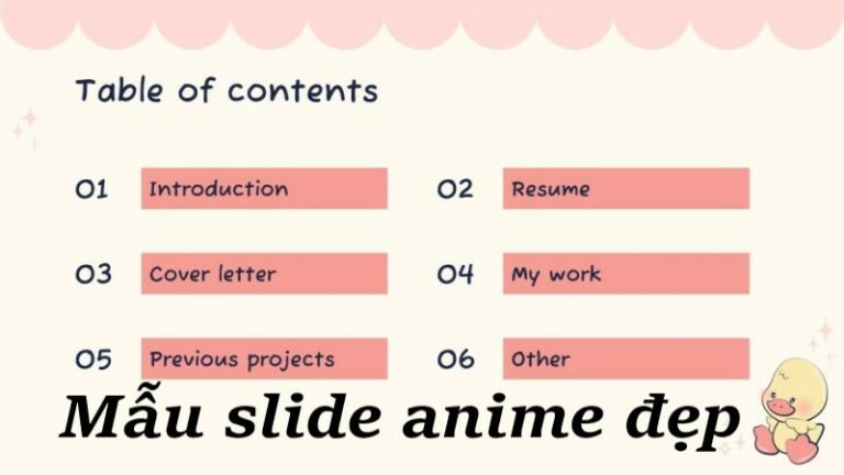 10+ mẫu Powerpoint anime đẹp, file PPT hoạt hình cute